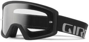 giro blok mtb bike goggles - black/grey frame with smoke/clear lens