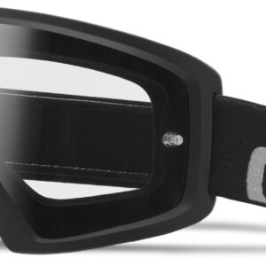 Giro Blok MTB Bike Goggles - Black/Grey Frame with Smoke/Clear Lens