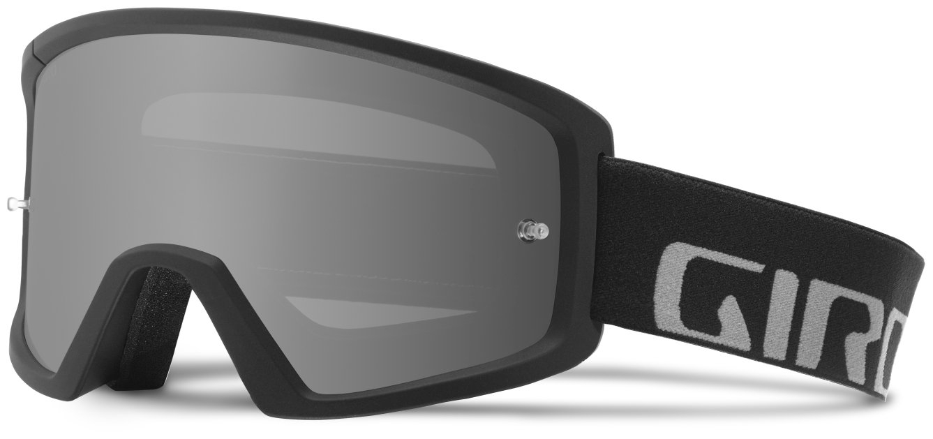 Giro Blok MTB Bike Goggles - Black/Grey Frame with Smoke/Clear Lens