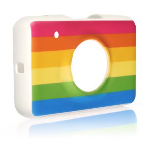 polaroid dual protective silicone skin snap & snap touch instant print digital camera (color)