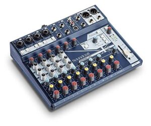 soundcraft notepad-12fx small-format analog mixing console with usb i/o and lexicon effects