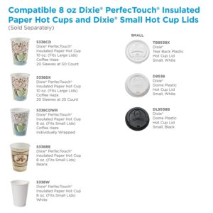 Dixie PerfecTouch Insulated Paper Hot Coffee Cups by GP Pro, 8 oz,50/pack