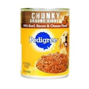 pedigree chky dinr can bf bcn&chz 13.2 oz - (pack of 6)