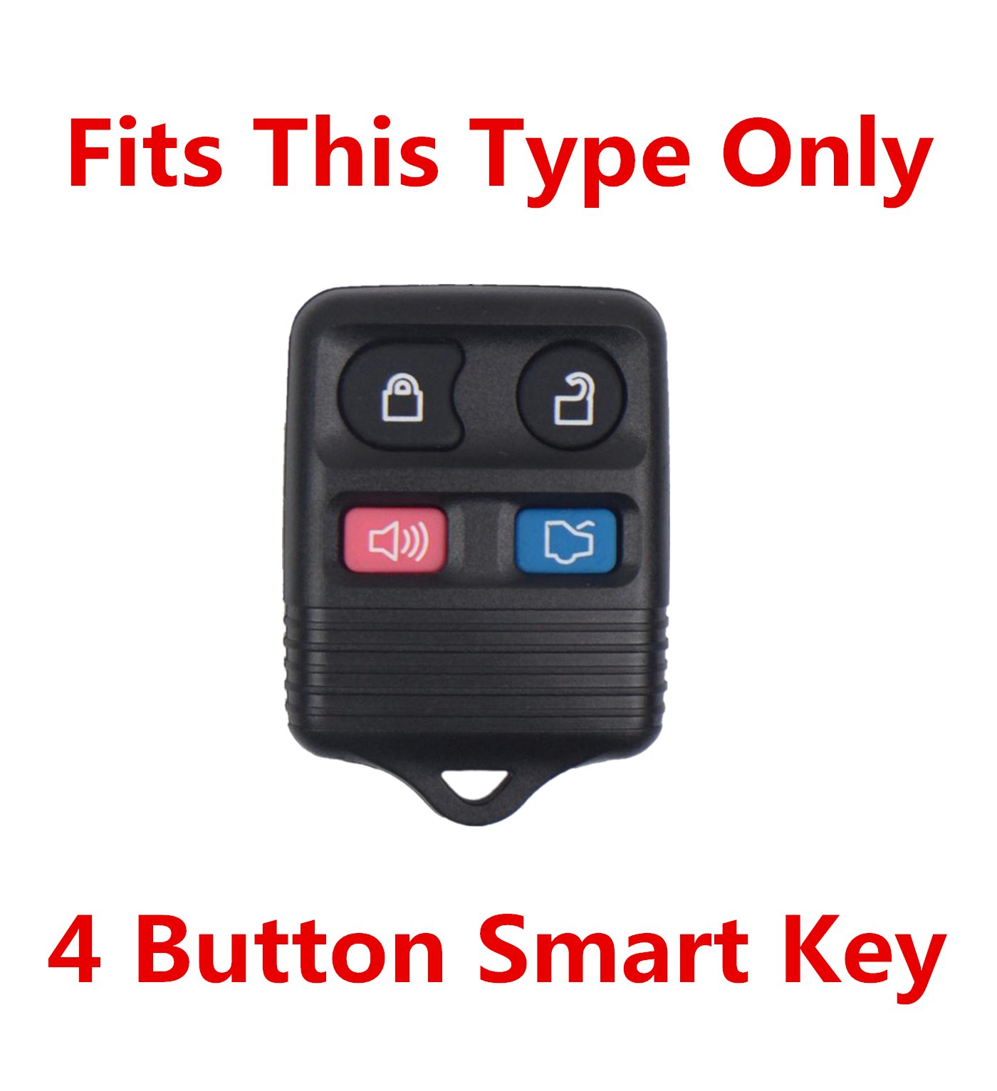 Rpkey Silicone Keyless Entry Remote Control Key Fob Cover Case protector Replacement Fit For Ford Mustang Edge Escape Expedition Explorer Focus Escort Lincoln Mercury CWTWB1U331 black