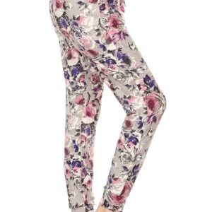 Leggings Depot Women's Relaxed fit Jogger Pants - Track Cuff Sweatpants with Pockets-R662, X-Large, Cherish Rose