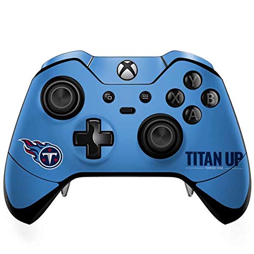 Skinit Decal Gaming Skin Compatible with Xbox One Elite Controller - Officially Licensed NFL Tennessee Titans Team Motto Design