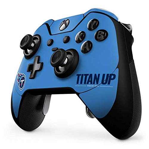 Skinit Decal Gaming Skin Compatible with Xbox One Elite Controller - Officially Licensed NFL Tennessee Titans Team Motto Design