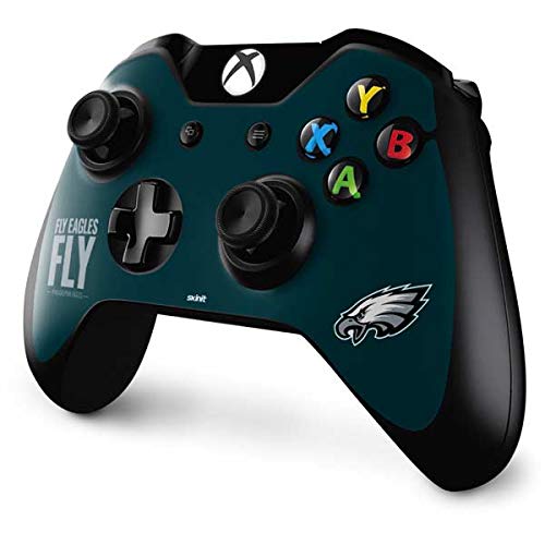 Skinit Decal Gaming Skin Compatible with Xbox One Controller - Officially Licensed NFL Philadelphia Eagles Team Motto Design