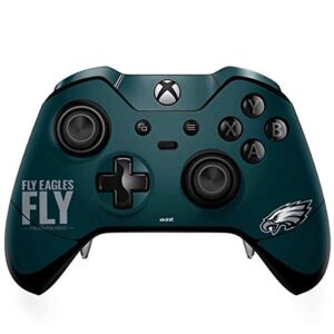 skinit decal gaming skin compatible with xbox one elite controller - officially licensed nfl philadelphia eagles team motto design