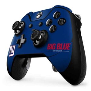 Skinit Decal Gaming Skin compatible with Xbox One Elite Controller - Officially Licensed NFL New York Giants Team Motto Design