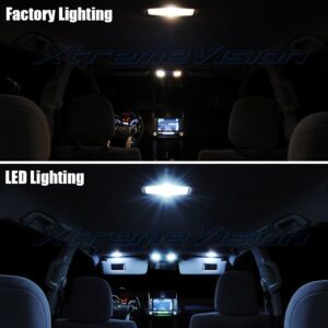 XtremeVision Interior LED for Ford Excursion 2000-2005 (12 Pieces) Cool White Interior LED Kit + Installation Tool