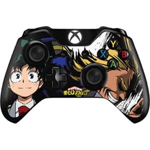 skinit decal gaming skin compatible with xbox one controller - officially licensed funimation all might and deku design