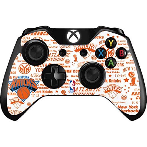 Skinit Decal Gaming Skin Compatible with Xbox One Controller - Officially Licensed NBA NY Knicks Historic Blast Design