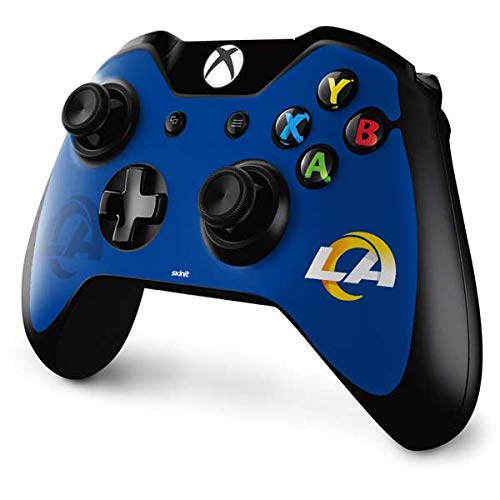 Skinit Decal Gaming Skin Compatible with Xbox One Controller - Officially Licensed NFL Los Angeles Rams Double Vision Design