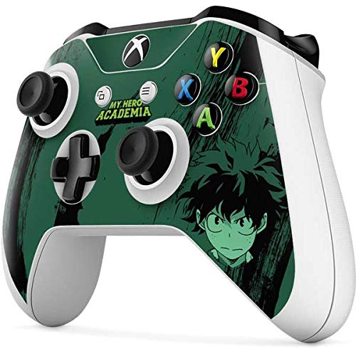 Skinit Decal Gaming Skin compatible with Xbox One S Controller - Officially Licensed Funimation Deku Design