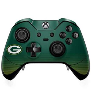 skinit decal gaming skin compatible with xbox one elite controller - officially licensed nfl green bay packers breakaway design