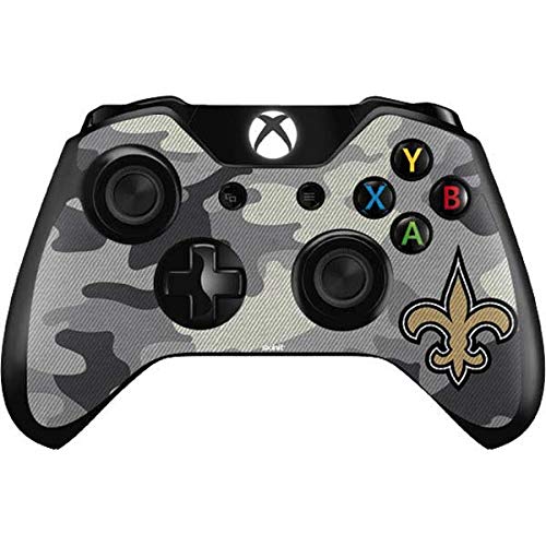 Skinit Decal Gaming Skin Compatible with Xbox One Controller - Officially Licensed NFL New Orleans Saints Camo Design