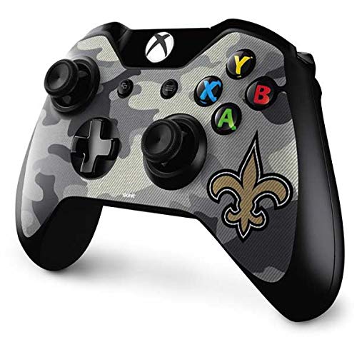 Skinit Decal Gaming Skin Compatible with Xbox One Controller - Officially Licensed NFL New Orleans Saints Camo Design