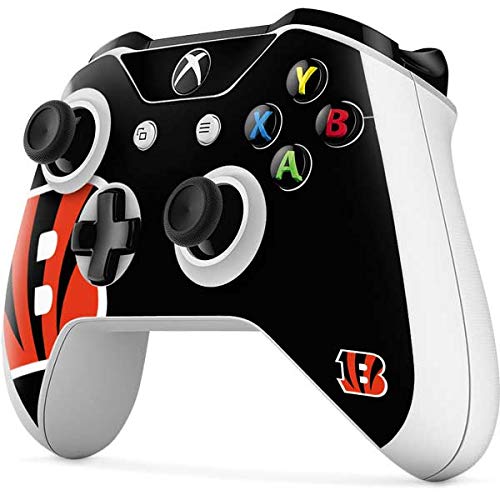 Skinit Decal Gaming Skin compatible with Xbox One S Controller - Officially Licensed NFL Cincinnati Bengals Large Logo Design