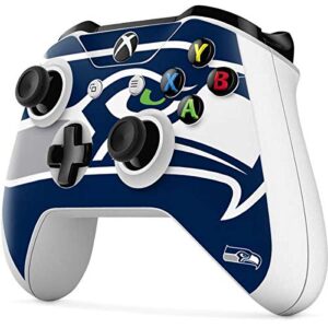 Skinit Decal Gaming Skin compatible with Xbox One S Controller - Officially Licensed NFL Seattle Seahawks Large Logo Design