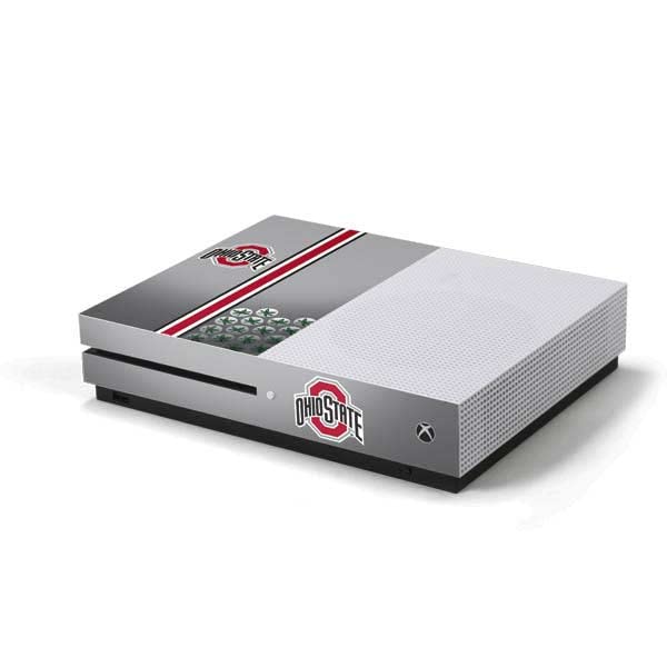 Skinit Decal Gaming Skin compatible with Xbox One S Console - Officially Licensed Ohio State University Ohio State University Buckeyes Design