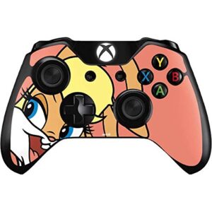 skinit decal gaming skin compatible with xbox one controller - officially licensed warner bros lola bunny zoomed in design