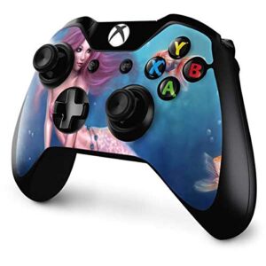 Skinit Decal Gaming Skin Compatible with Xbox One Controller - Officially Licensed Tate and Co. Aurelia Mermaid with Fish Design