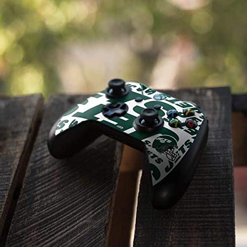 Skinit Decal Gaming Skin Compatible with Xbox One S Controller - Officially Licensed NFL New York Jets - Blast Alternate Design