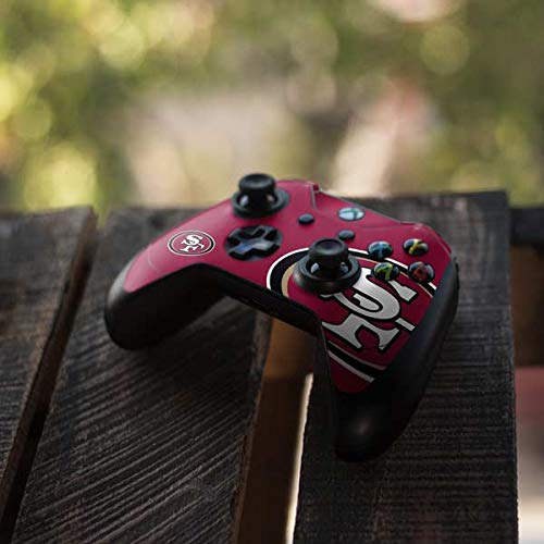 Skinit Decal Gaming Skin compatible with Xbox One Elite Controller - Officially Licensed NFL San Francisco 49ers Large Logo Design