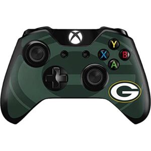 skinit decal gaming skin compatible with xbox one controller - officially licensed nfl green bay packers double vision design