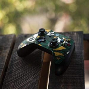 Skinit Decal Gaming Skin Compatible with Xbox One Elite Controller - Officially Licensed NFL Green Bay Packers Tropical Print Design