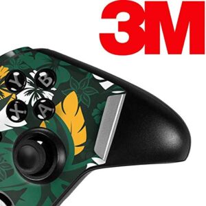 Skinit Decal Gaming Skin Compatible with Xbox One Elite Controller - Officially Licensed NFL Green Bay Packers Tropical Print Design