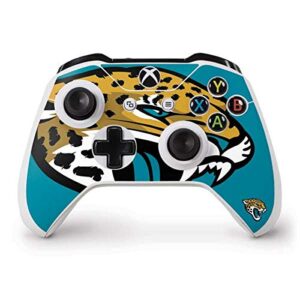 skinit decal gaming skin compatible with xbox one s controller - officially licensed nfl jacksonville jaguars large logo design