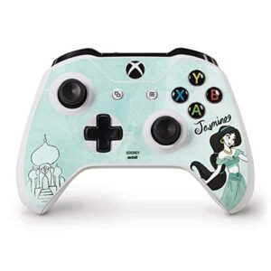 skinit decal gaming skin compatible with xbox one s controller - officially licensed disney princess jasmine design