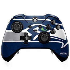 skinit decal gaming skin compatible with xbox one elite controller - officially licensed nfl seattle seahawks large logo design