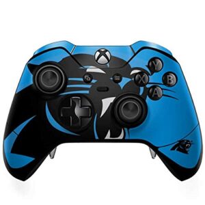 skinit decal gaming skin compatible with xbox one elite controller - officially licensed nfl carolina panthers large logo design