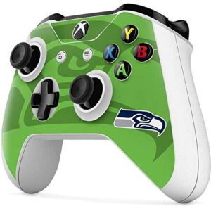 Skinit Decal Gaming Skin compatible with Xbox One S Controller - Officially Licensed NFL Seattle Seahawks Double Vision Design