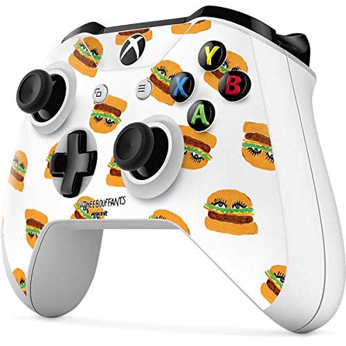 Skinit Decal Gaming Skin Compatible with Xbox One S Controller - Officially Licensed Bouffants and Broken Hearts Cute Burgers Design