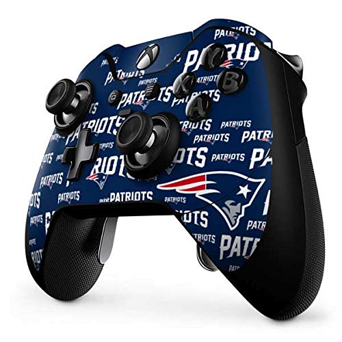 Skinit Decal Gaming Skin Compatible with Xbox One Elite Controller - Officially Licensed NFL New England Patriots Blast Design