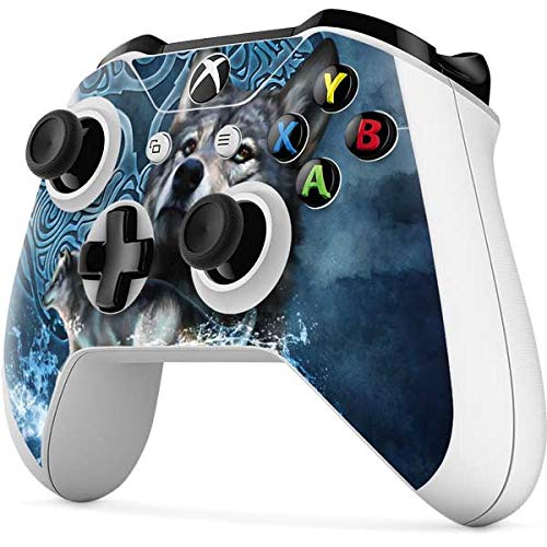 Skinit Decal Gaming Skin compatible with Xbox One S Controller - Officially Licensed Tate and Co. Celtic Wolf Design