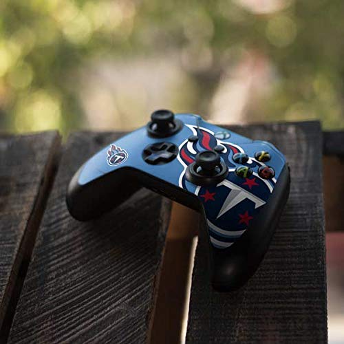 Skinit Decal Gaming Skin Compatible with Xbox One Elite Controller - Officially Licensed NFL Tennessee Titans Large Logo Design