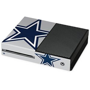 skinit decal gaming skin compatible with xbox one console - officially licensed nfl dallas cowboys large logo design