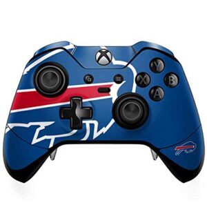 skinit decal gaming skin compatible with xbox one elite controller - officially licensed nfl buffalo bills large logo design