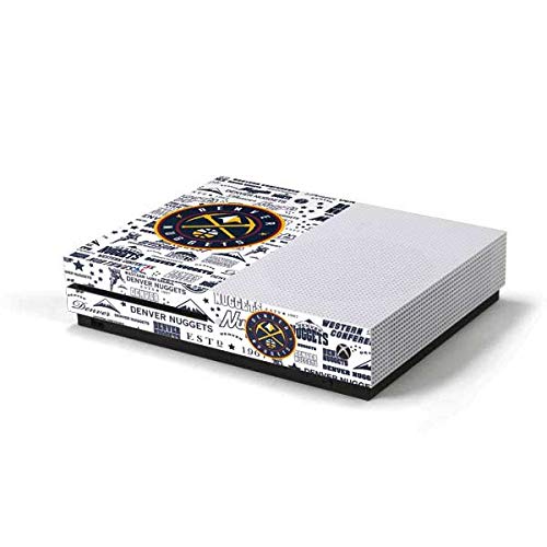 Skinit Decal Gaming Skin for Xbox One S Console - Officially Licensed NBA Denver Nuggets Historic Blast Design