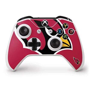 skinit decal gaming skin compatible with xbox one s controller - officially licensed nfl arizona cardinals large logo design