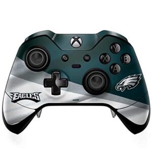 skinit decal gaming skin compatible with xbox one elite controller - officially licensed nfl philadelphia eagles design