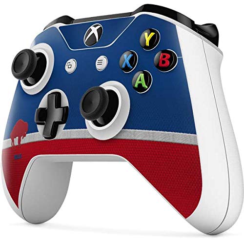 Skinit Decal Gaming Skin compatible with Xbox One S Controller - Officially Licensed NFL Buffalo Bills Vintage Design