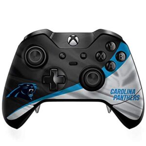 skinit decal gaming skin compatible with xbox one elite controller - officially licensed nfl carolina panthers design