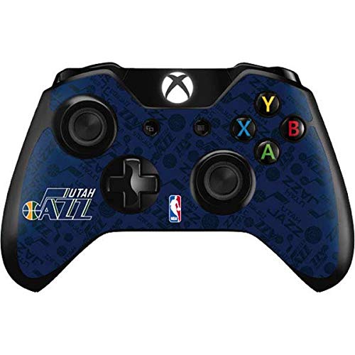 Skinit Decal Gaming Skin Compatible with Xbox One Controller - Officially Licensed NBA Utah Jazz Blast Design