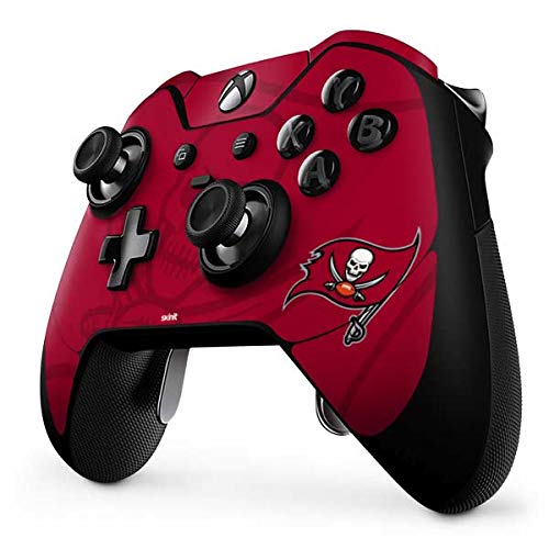 Skinit Decal Gaming Skin compatible with Xbox One Elite Controller - Officially Licensed NFL Tampa Bay Buccaneers Double Vision Design